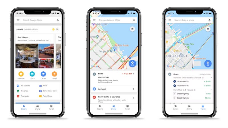 Google Maps For IOS Gets Bottom Bar With Place Traffic And Transit Info Technology News