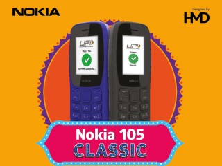 Nokia 105 Classic Feature Phone With UPI Support Launched in India ...