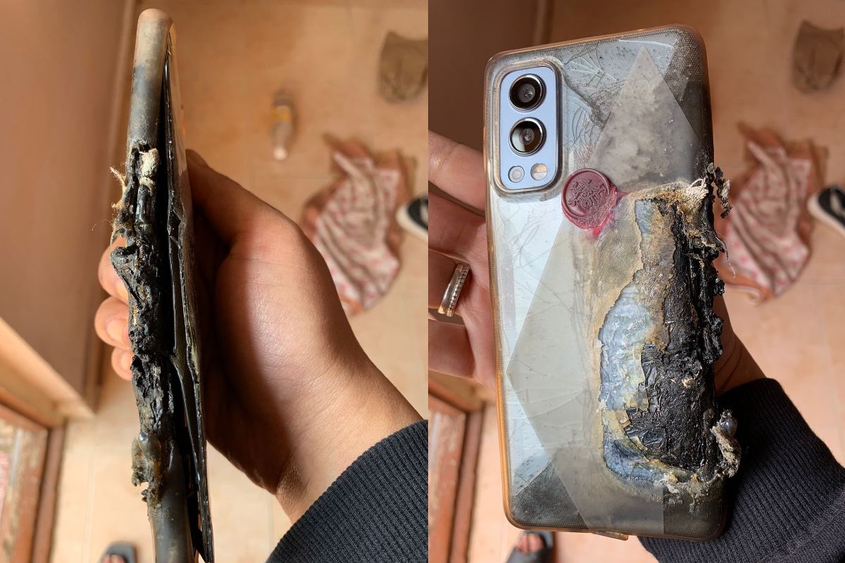 OnePlus Nord 2 5G Allegedly Explodes Again Causing Severe Burns OnePlus Nord 2 5G Allegedly Explodes Again Causing Severe Burns