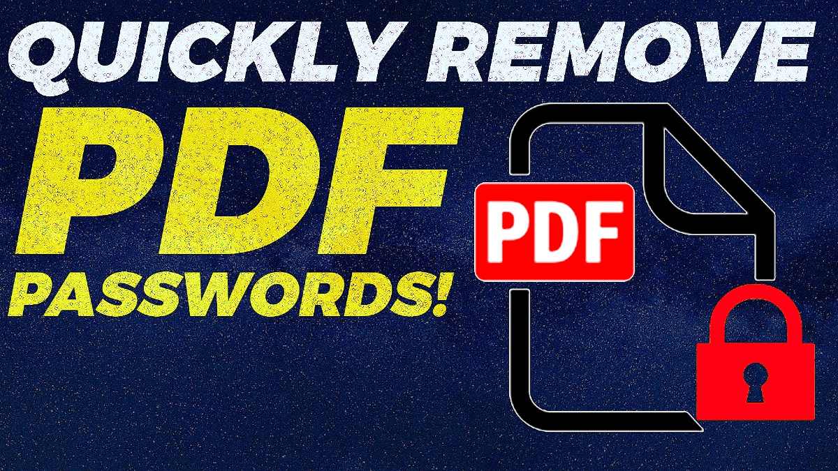 How To Remove Password From PDF On Google Chrome Android IPhone 