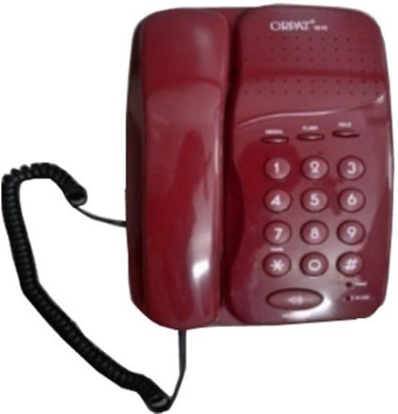 Orpat 1010 Corded Landline Phone (Burgandy) Price in India ...