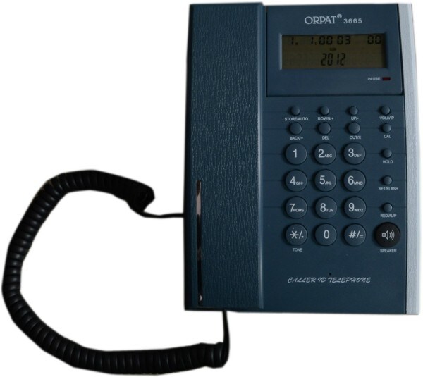 Orpat 3665 Corded Landline Phone (Blue) Price in India, Specifications ...