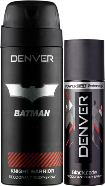 Denver Batman Knight Warrior Deodorant & Black Code Nano Deodorant ...