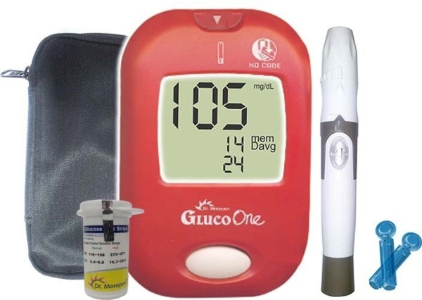 Dr. Morepen BG-02 Glucometer (25 Strips, Red) Price in India ...