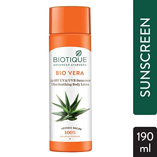 Biotique Bio Vera SPF 75+ Sunscreen Body Lotion (75GM) Price in India ...