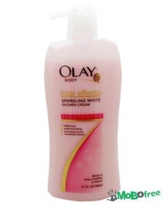 Olay Body Total Effects Sparkling White - Lightening Shower Cream (1LTR ...