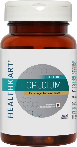 HealthKart Calcium Capsules (60 PCS) Price in India, Specifications ...