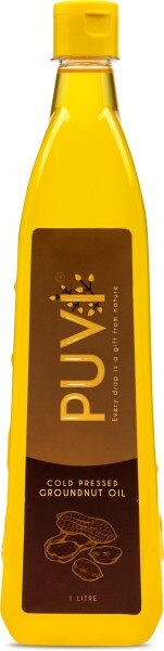 Puvi Cold Pressed Groundnut Oil (1LTR) Price in India, Specifications ...