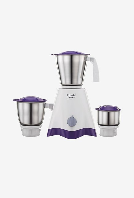 Preethi Crown MG-205 500W Mixer Grinder (White, 3 Jar) Price in India ...