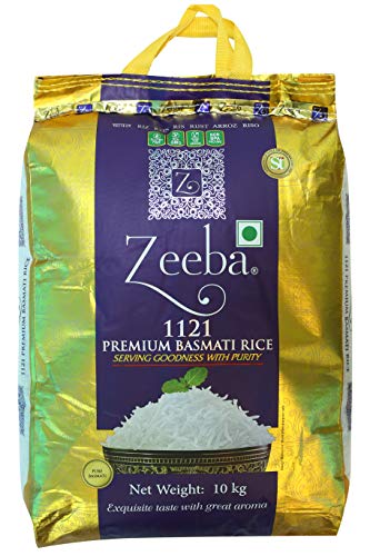 Zeeba Extra Long Premium Basmati Rice (10KG) Price in India, Specifications, Comparison (13th ...