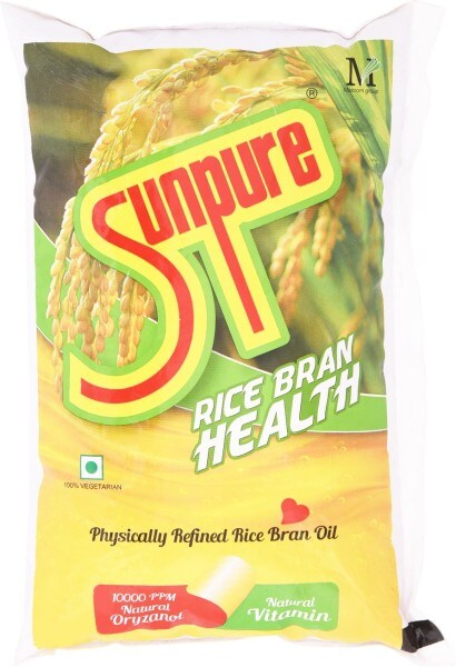 Sunpure Health Rice Bran Oil (1LTR) Price in India, Specifications ...