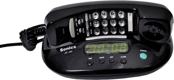 Sonics HT307 Corded Landline Phone (Black) Price in India ...