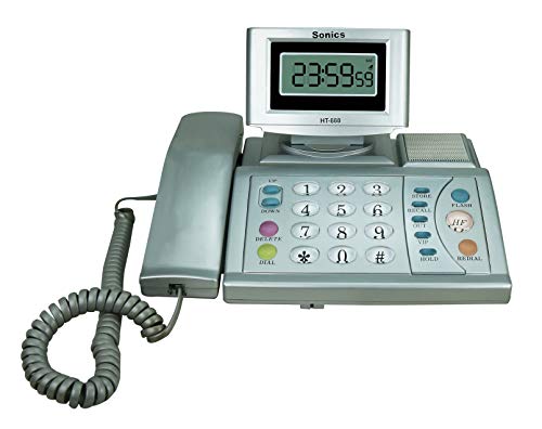 Sonics HT888 Corded Landline Phone (Silver) Price in India ...