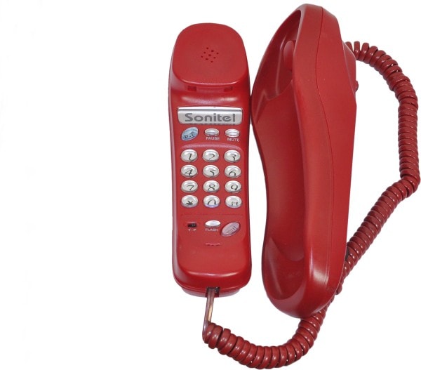 Sonics HT9702 Corded Landline Phone (Red) Price in India ...