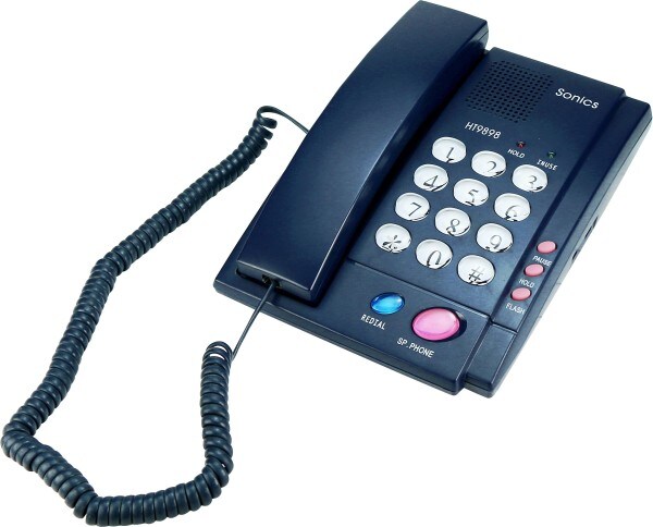 Sonics HT9898 Corded Landline Phone (Blue) Price in India ...