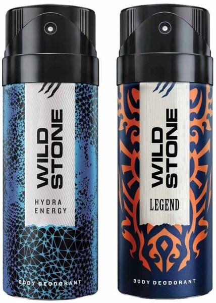 Wild Stone Hydra Energy And Legend Body Spray (150ML, Pack of 2) Price ...