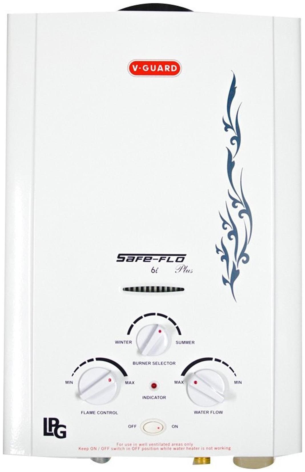 V-Guard 6L Instant Water Geyser (Safeflo Plus, White) Price in India ...