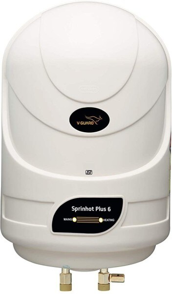 V-Guard 6L Instant Water Geyser (Sprinhot Plus, White) Price in India ...
