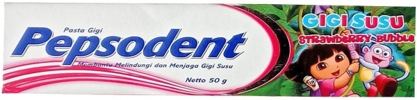 Pepsodent Kids GIGI Susu Strawberry Bubble Toothpaste (50GM) Price in ...
