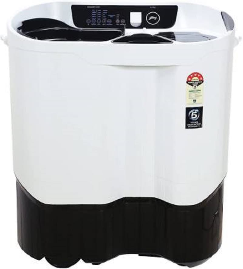 Godrej 8.5 kg Semi Automatic Top Load Washing Machine (WSEDGE DIGI 85 5 ...