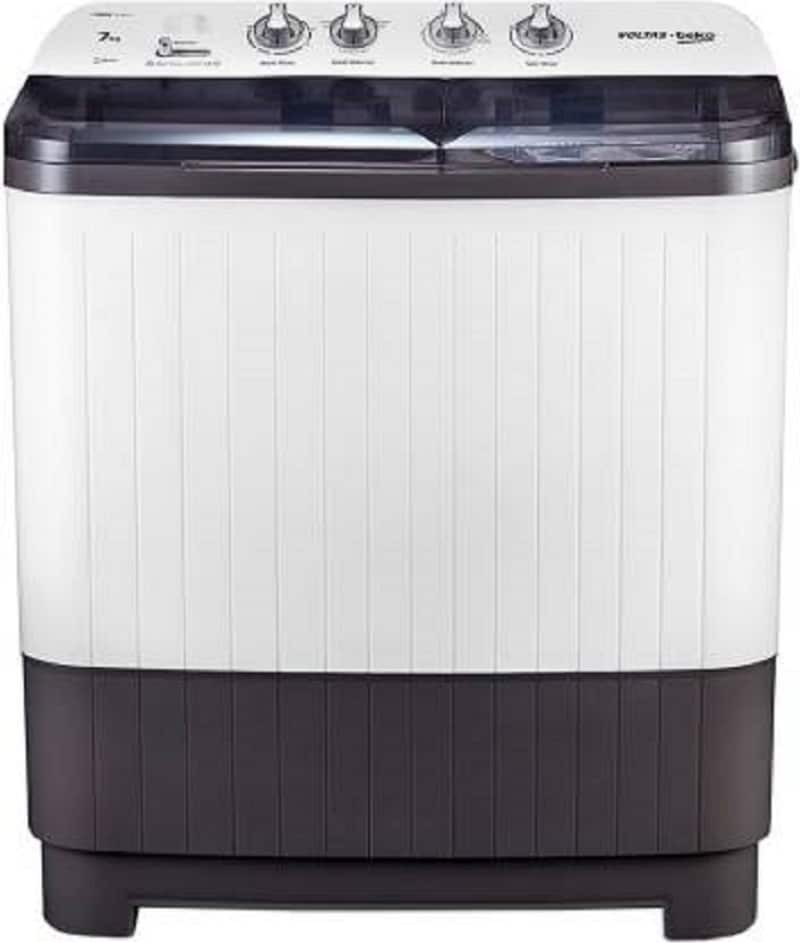 Voltas Beko 7 kg Semi Automatic Top Load Washing Machine (WTT70DGRT ...