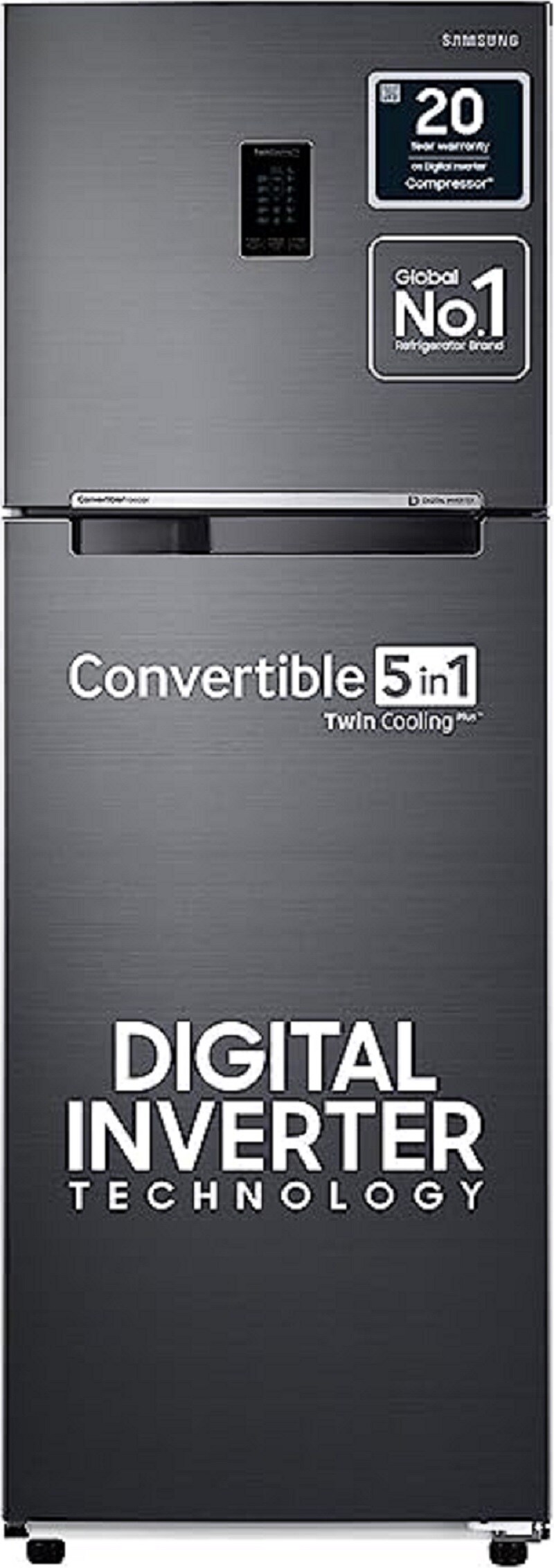 Samsung 322 L Frost-Free Double Door 3 Star Refrigerator (RT37C4523BX ...