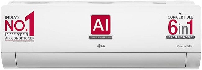 LG 1 Ton 4 Star Inverter Split AC (RS-Q13JNYE) at Lowest Price in India (18th August 2025)