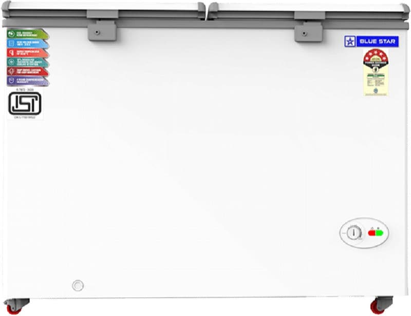 Blue Star 300 L Double Door Deep Freezer 5 Star Refrigerator ...