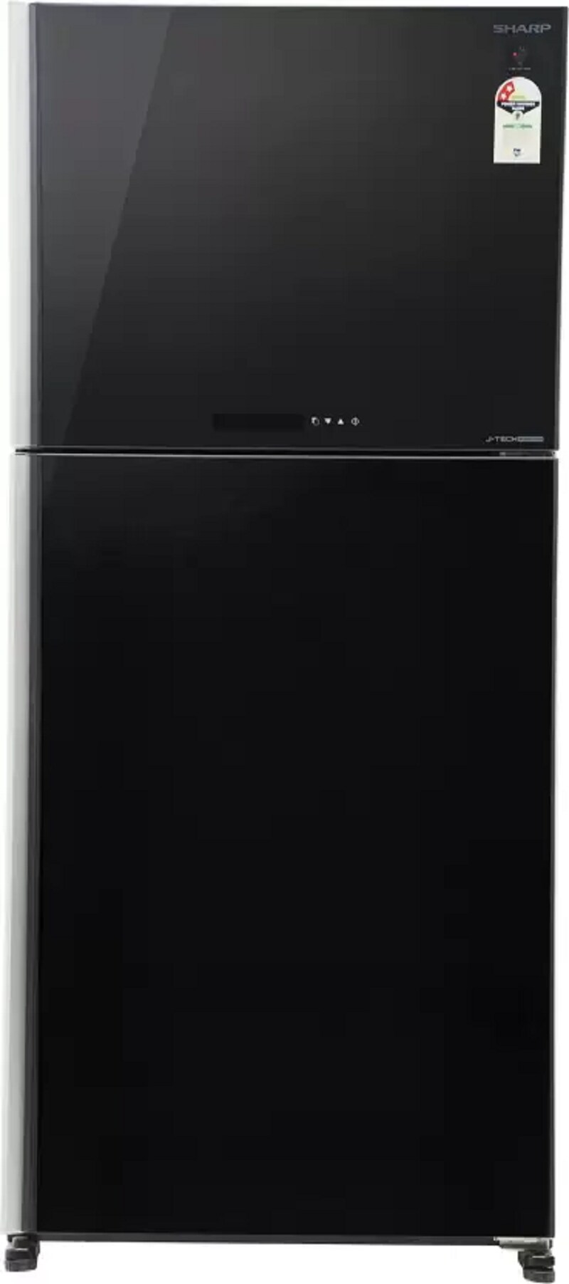Sharp 613 L Frost Free Double Door 2 Star Refrigerator (SJ GP60T BK ...