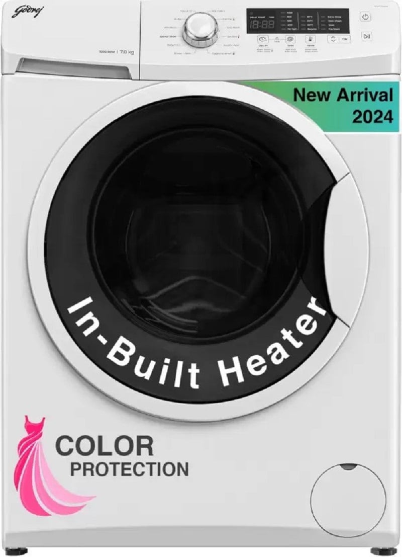 Godrej 7 kg Fully Automatic Front Load Washing Machine (WFEON CRS 7010 ...