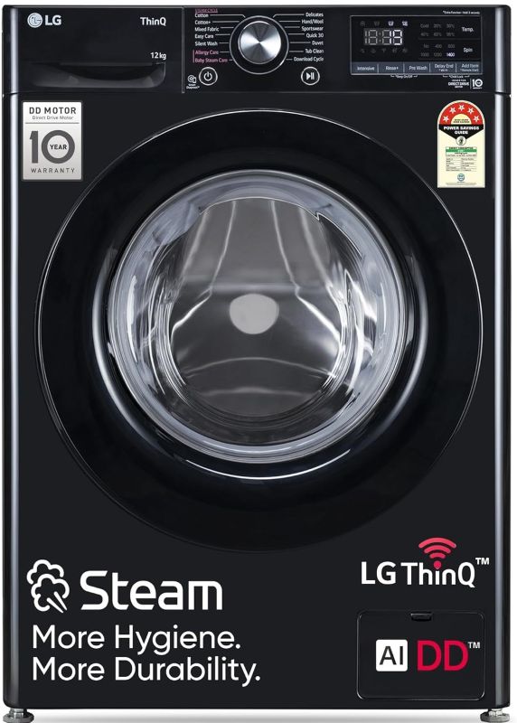 LG 12 kg Fully Automatic Front Load Washing Machine (FHP1412Z3O) Online ...