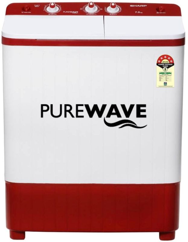 Sharp 7.0 kg Semi Automatic Top Load Washing Machine (ES-SD70NB-FR ...