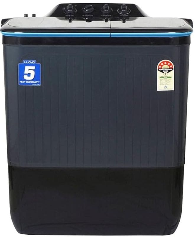 Lloyd 7.5 kg Semi Automatic Top Load Washing Machine (GLWMS75CBGEL ...