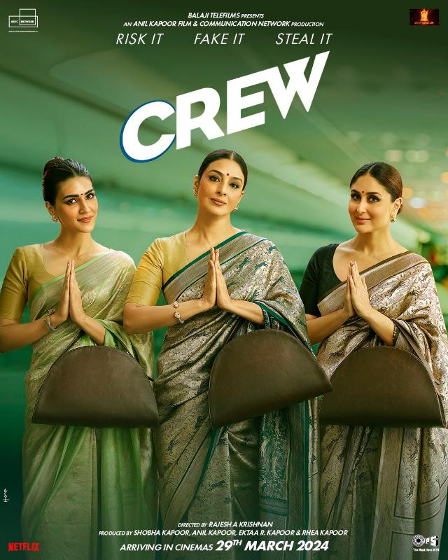 Crew Movie (2024) | Release Date, Review, Cast, Trailer, Watch Online ...