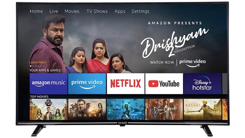 Croma 43-inch Ultra-HD Fire TV Edition Smart LED TV (CREL7366) Online ...