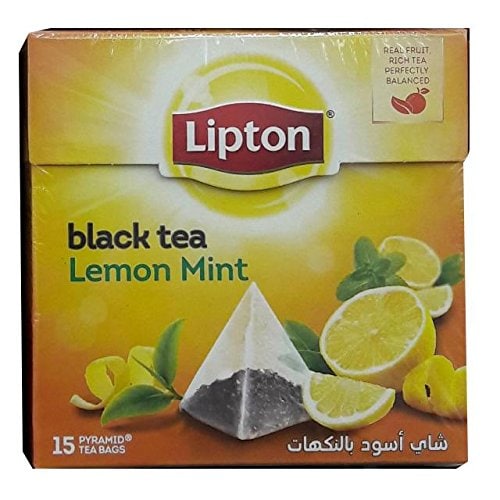Lipton Lemon Mint Black Tea (31.5GM, 15 Pieces) Price in India ...