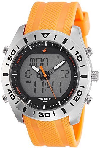 Fastrack Men Analog Watch - NK38034SP01 (Orange) Price in India ...