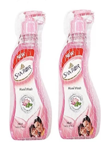 Santoor Mild Lotus & Tulsi Gently Hand Wash (215ML) Price in India ...