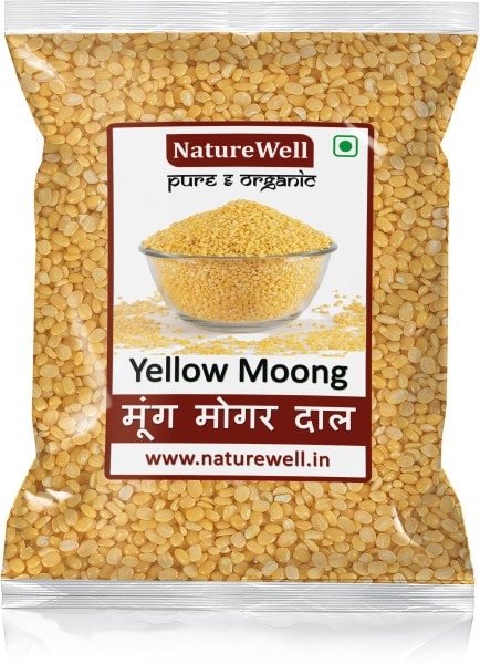 NatureWell Mogar Split Moong Dal (Yellow, 500GM) Price in India ...