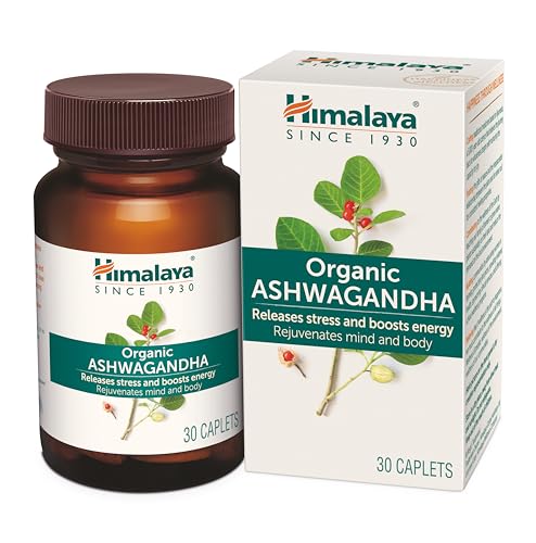 Himalaya Organic Ashwagandha Caplets (30 Tablets) Price in India ...
