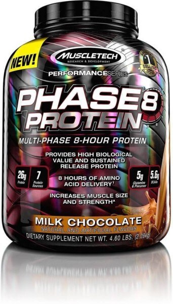 MuscleTech Phase8 Protein Dietary Supplements (Milk Chocolate, 2.09KG ...