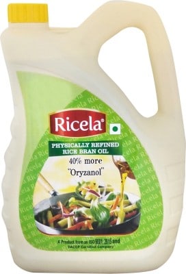 Ricela Physically Refined Rice Bran Oil (5LTR) Price in India ...