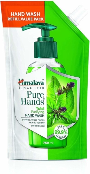 Himalaya Pure Hands Tulsi Purifying Hand Wash (750ML) Price in India ...