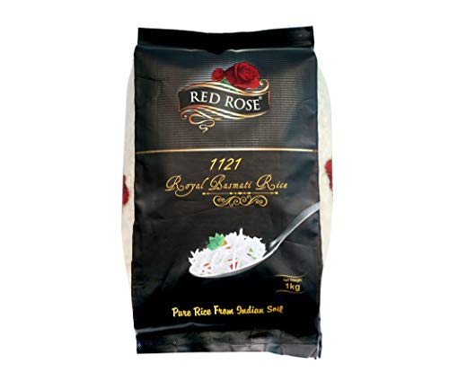 RED ROSE Royal 1121 Basmati Rice (1KG) Price in India, Specifications ...