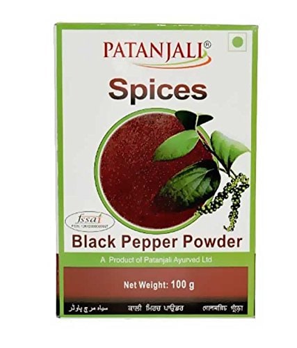 Patanjali Spices Black Pepper Powder (100GM, Pack of 2) Price in India ...