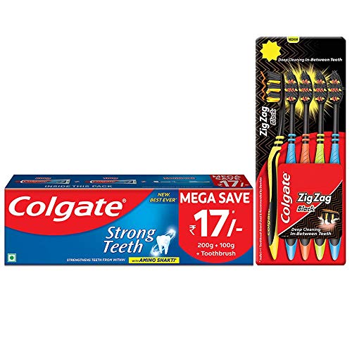 Colgate Strong Teeth With Cavity Protection Toothpaste (300GM, Pack of ...