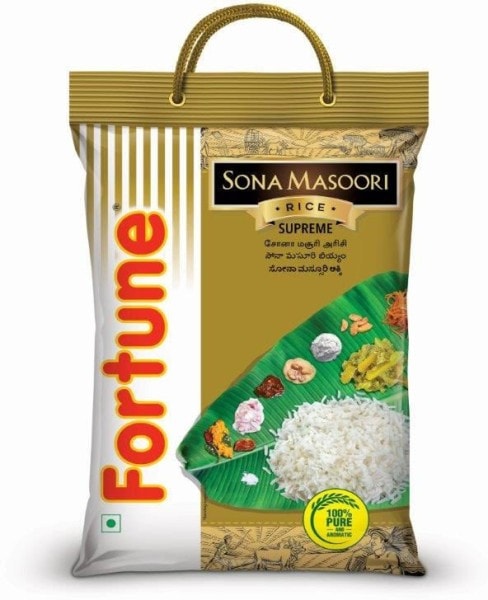 Fortune Supreme Sona Masuri Rice (5KG) Price in India, Specifications ...