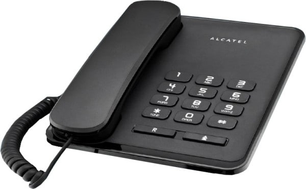 Alcatel T20 Corded Landline Phone (Black) Price in India ...
