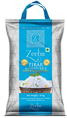 Zeeba Tibar Basmati Rice (10KG) Price in India, Specifications ...