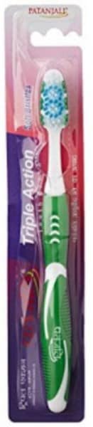 Patanjali Triple Action Tooth Brush (1 PCS) Price in India ...